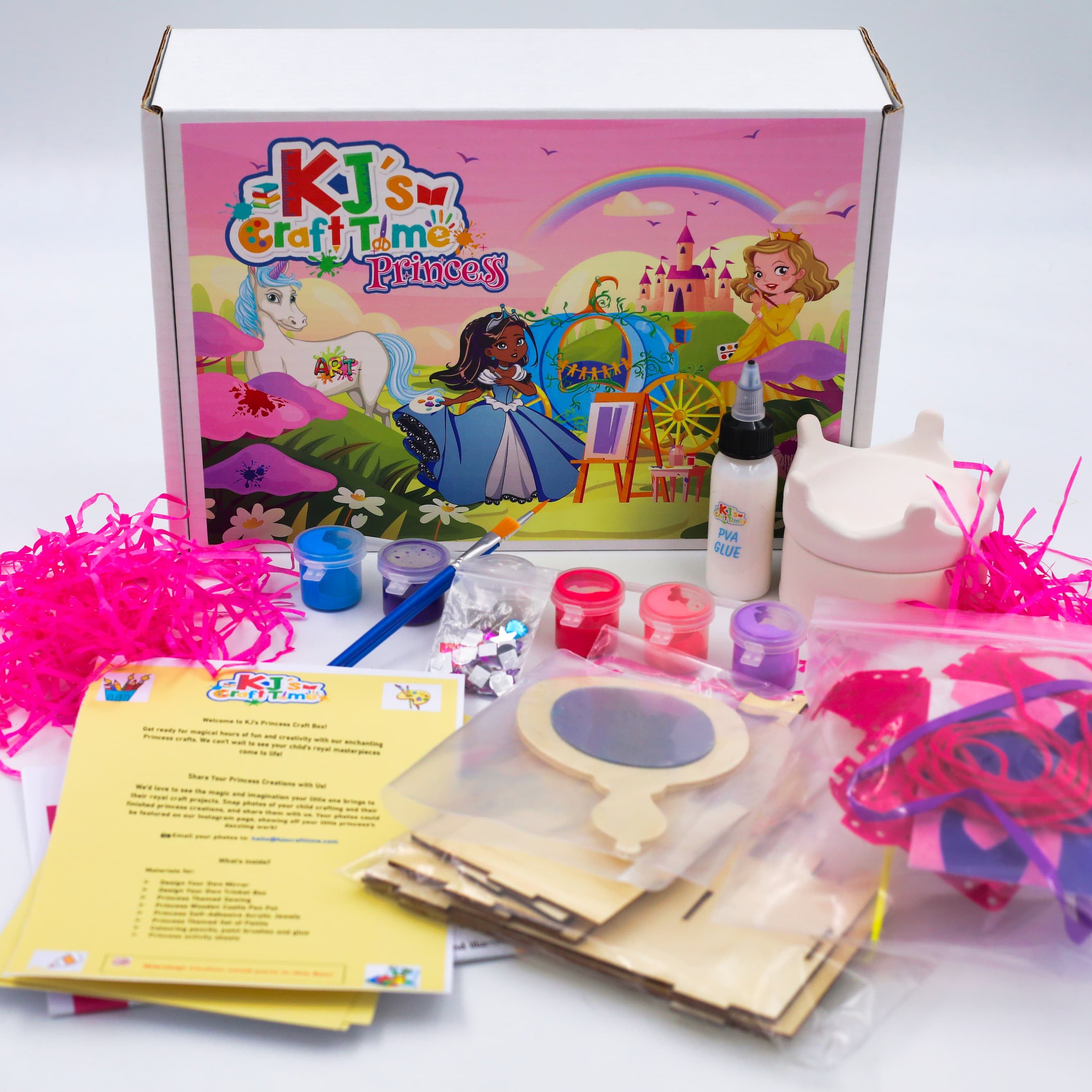 Princess Craft Kit for Kids | Educational toys | KJ’s Craft Time